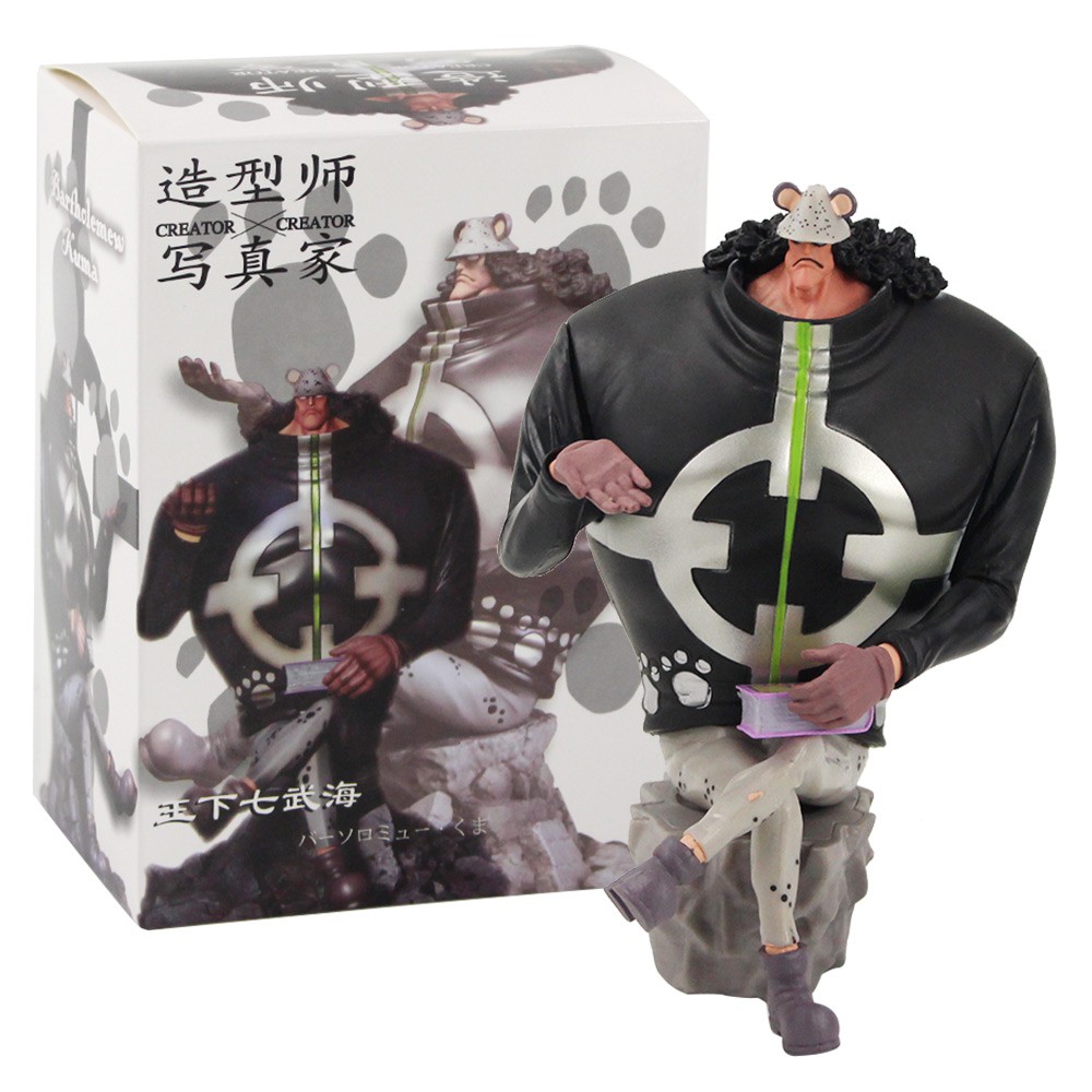 18cm Anime One Piece Bartholemew Kuma Model PVC Toy Action Figure ...