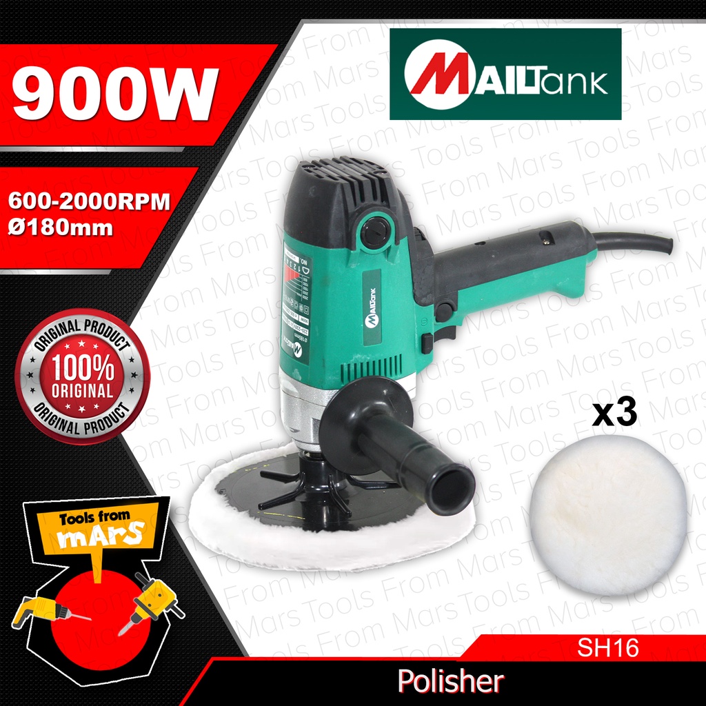 MAILTANK Polisher Buffing Machine 600W Variable Speed SH16 •TOOLS FROM ...