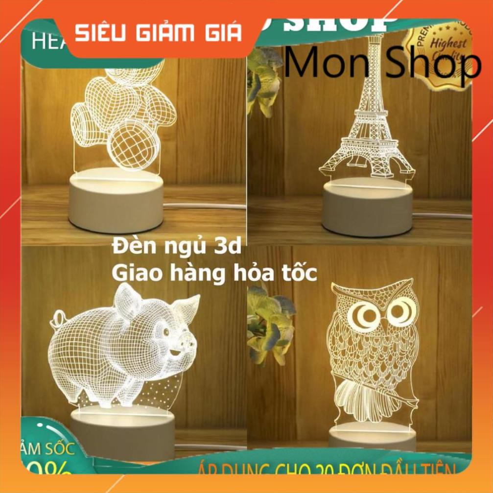 3D Led Night Lamp With Various Pattern Extremely Beautiful Lamp 3d MON ...