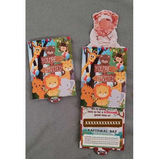SAFARI INVITATION PULL ME 10pcs | Shopee Philippines