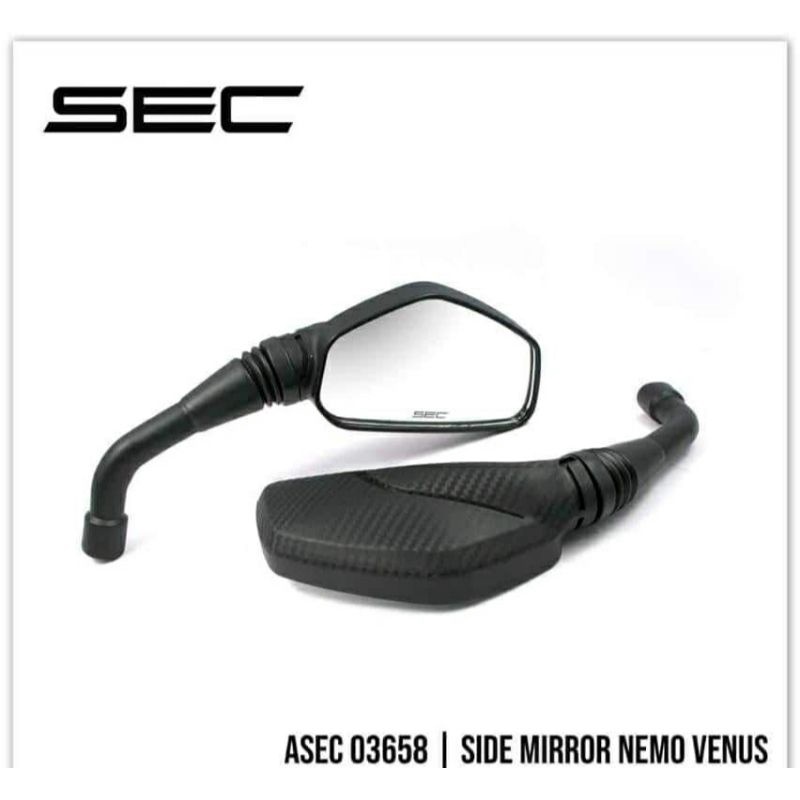 SEC R20 SIDE MIRROR UNIVERSAL Original Carbon | Shopee Philippines