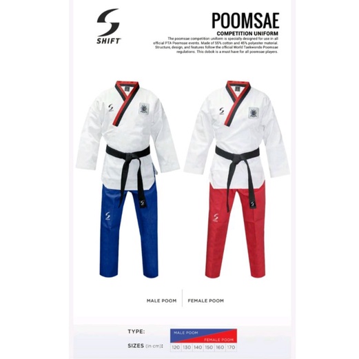 Poomsae PTA Official taekwondo Competition Uniform | Shopee Philippines
