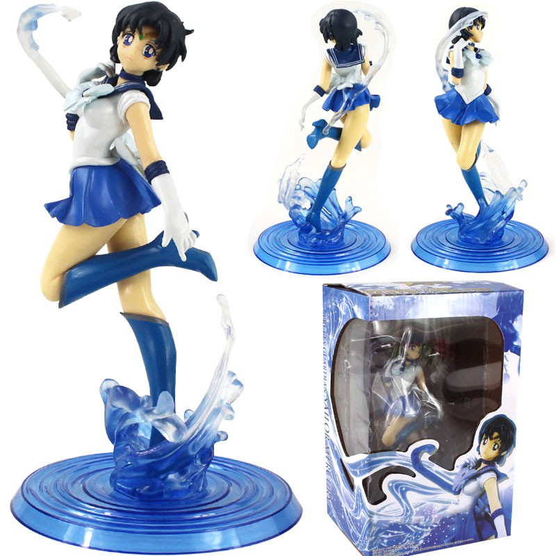 Sailor Moon Action Figure Mizuno Ami Petit Chara Pretty Guardian ...