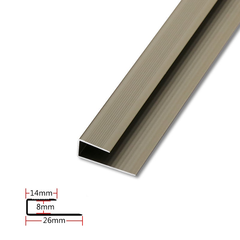 Aluminum Alloy C- Type Blank Holding Groove Solid Wood Floor Layering ...