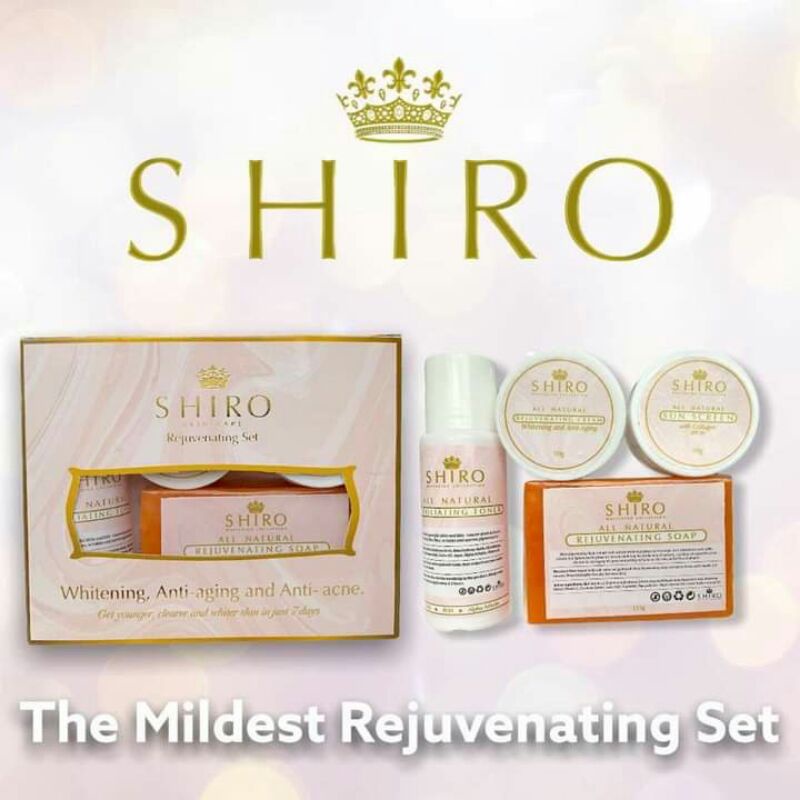 SHIRO SKIN CARE REJUVENATING SET /city distributor kaya lowest price ...