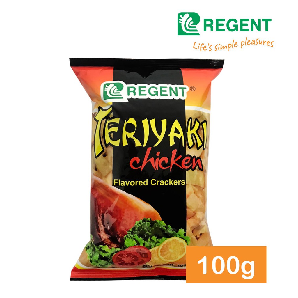 Regent Foods Teriyaki Chicken Crackers (Chicken Flavored Snacks ...