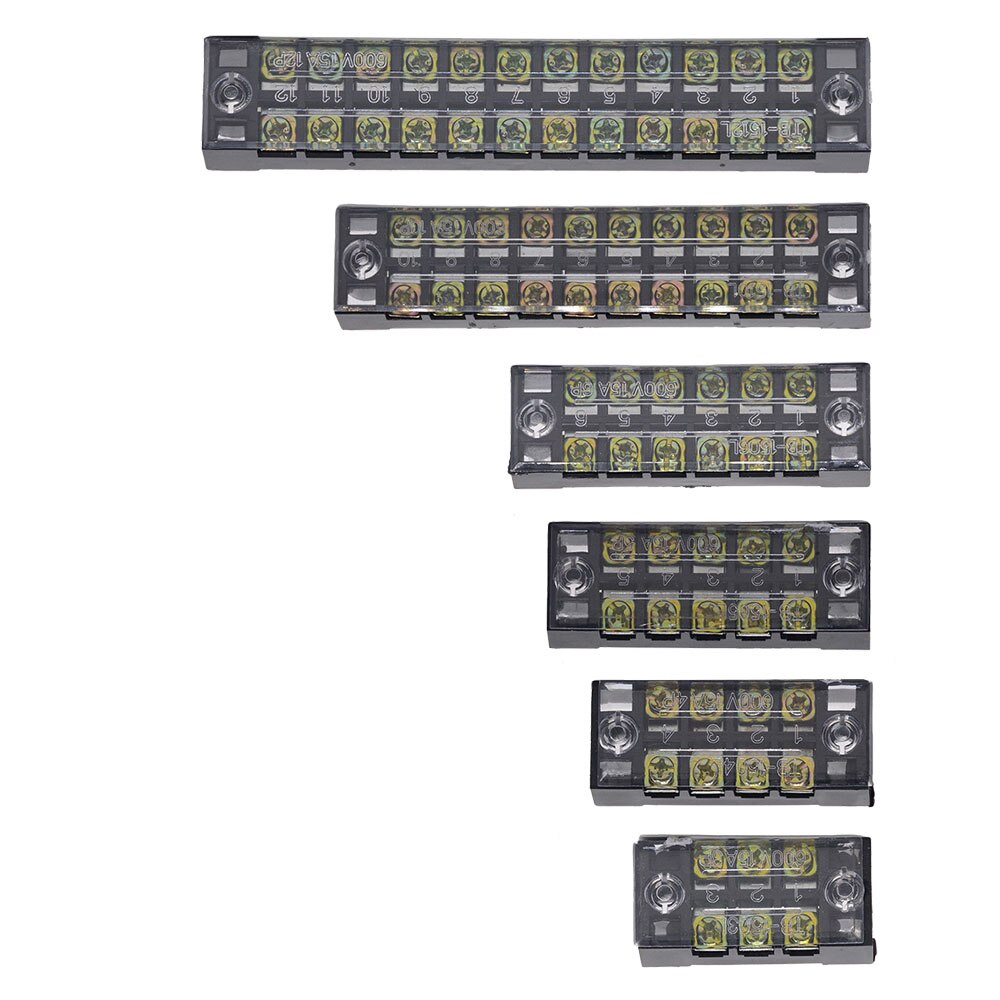 TB-1503 Dual Row Strip Screw Terminal Block 15 V Fixed Wiring Board ... TB-1503 Dual Row Strip Screw Terminal Block 15 V Fixed Wiring Board ...