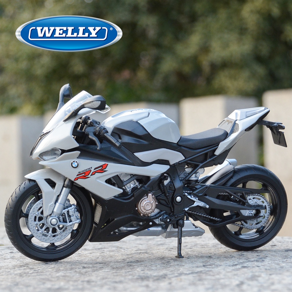 Welly 1:12 BMW 2021 S1000RR Grey Die Cast Vehicles Collectible Hobbies ...
