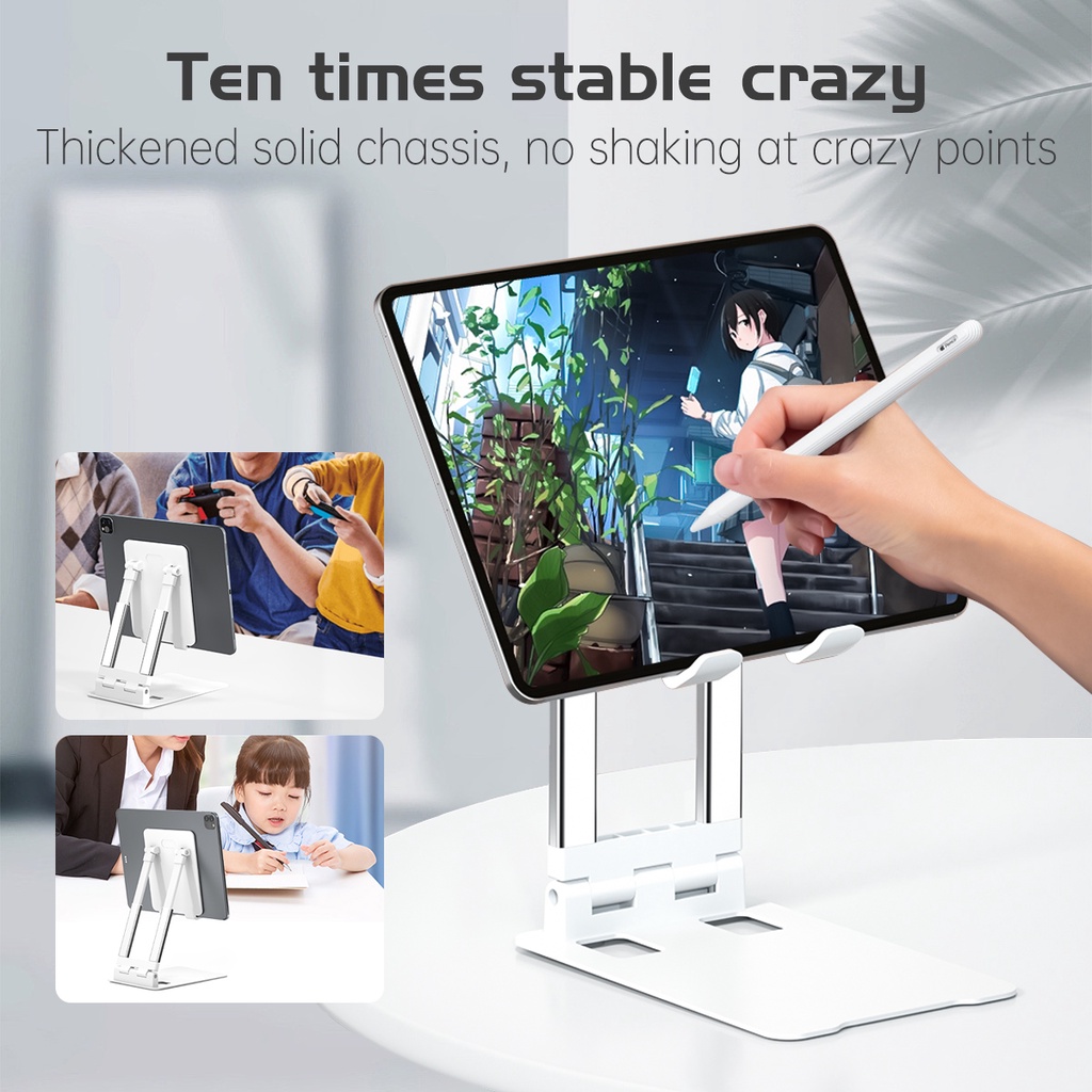 Tablet Holder Stand for Ipad Stand Holder for Desk Cellphone Adjustable ...