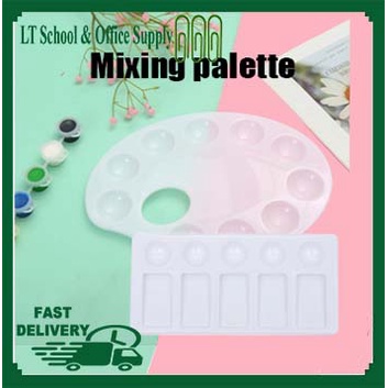 Plastic mixing palette art basic painting | Shopee Philippines