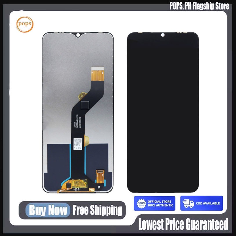 Tecno LCD Pouvoir 4 LC7 LCD Digital Touch Screen Display Frame Assembly ...