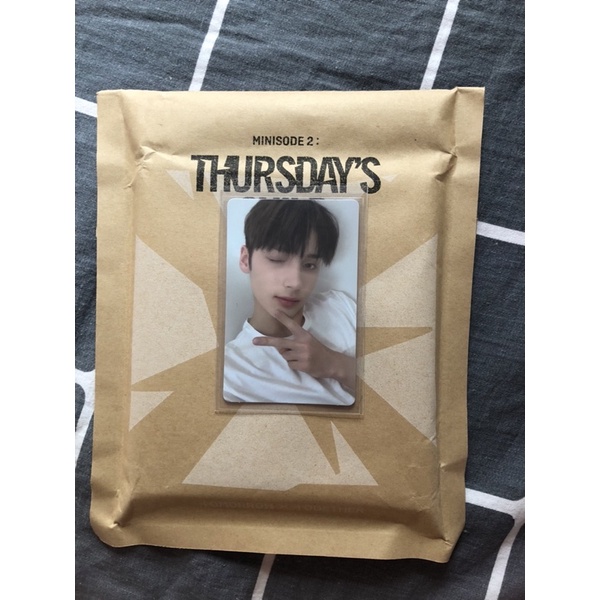 Huening Kai Card With thursdays child ver Tearing album | Shopee ...
