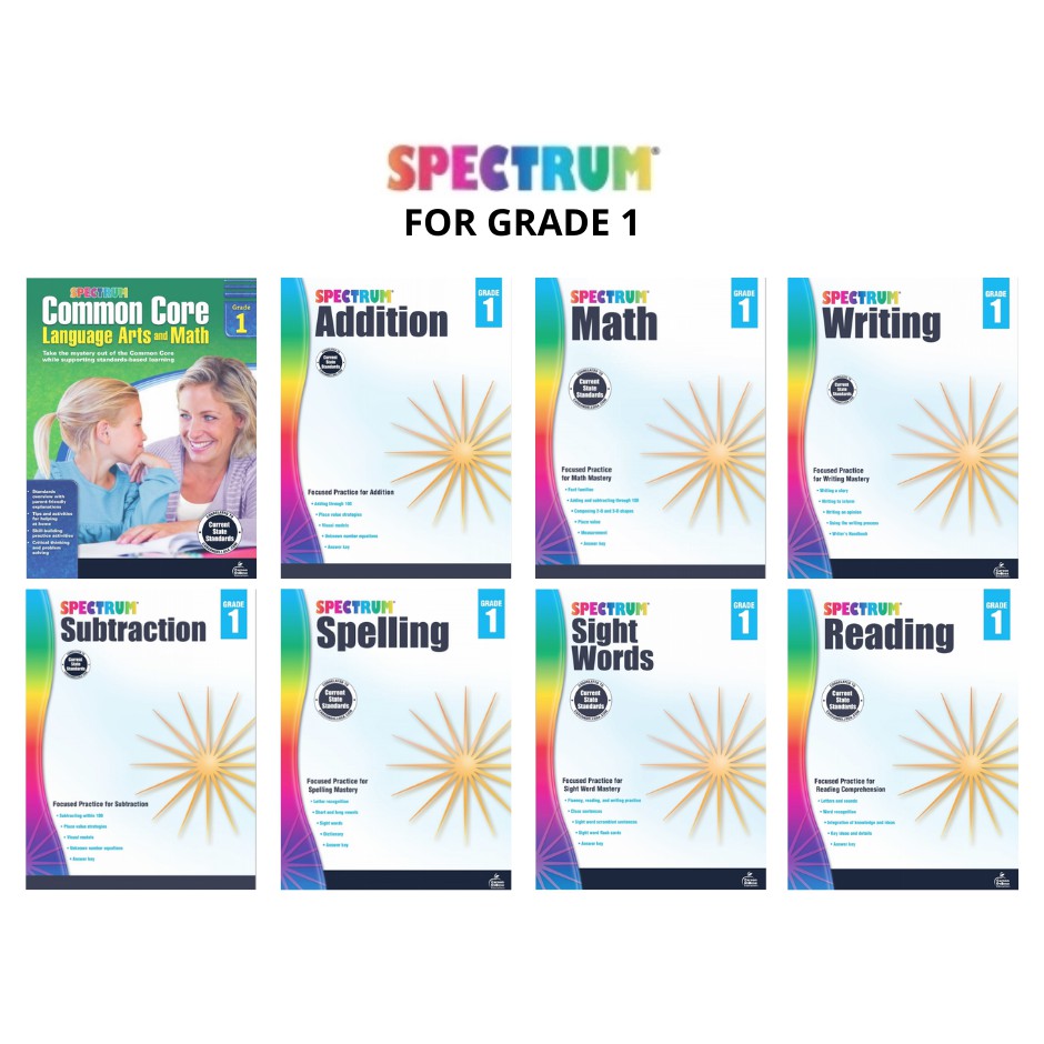 SPECTRUM WORKBOOKS FOR GRADE 1 Module | Shopee Philippines
