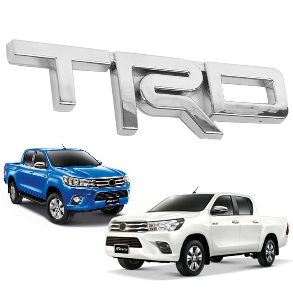 Chrome 3D TRD Emblem Logo badge sticker side | Shopee Philippines