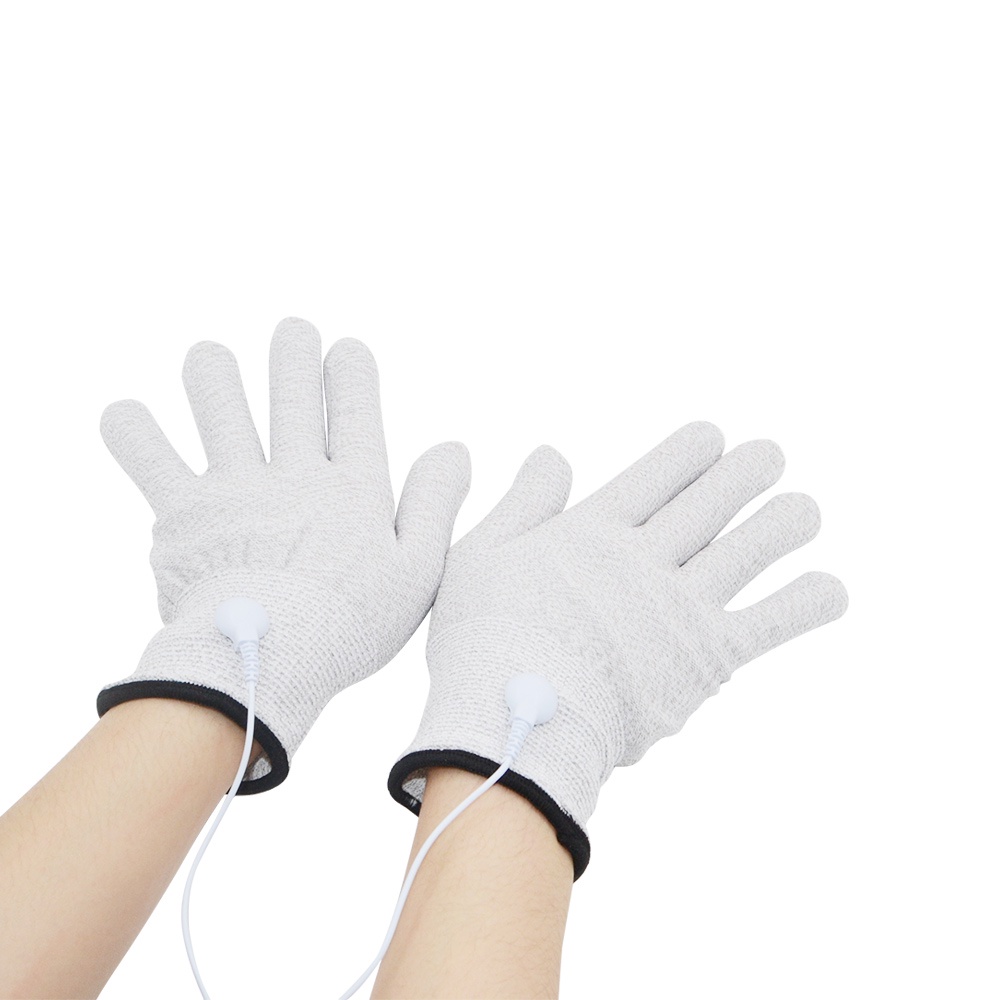 1 Pair Electrode Glove Conductive Wrist Electrode Massage For Tens ...