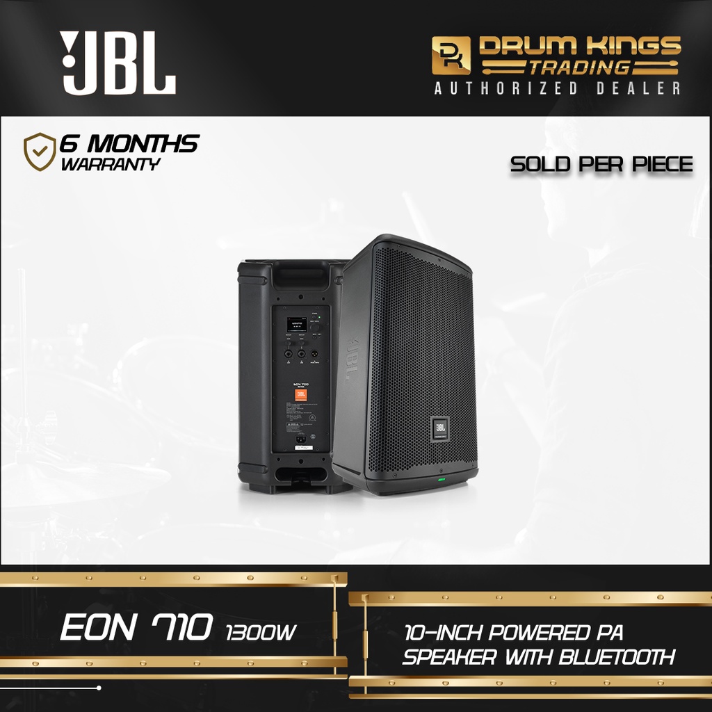 JBL EON 710 10-inch 1300W Powered PA Speaker with Bluetooth (Per Piece ...