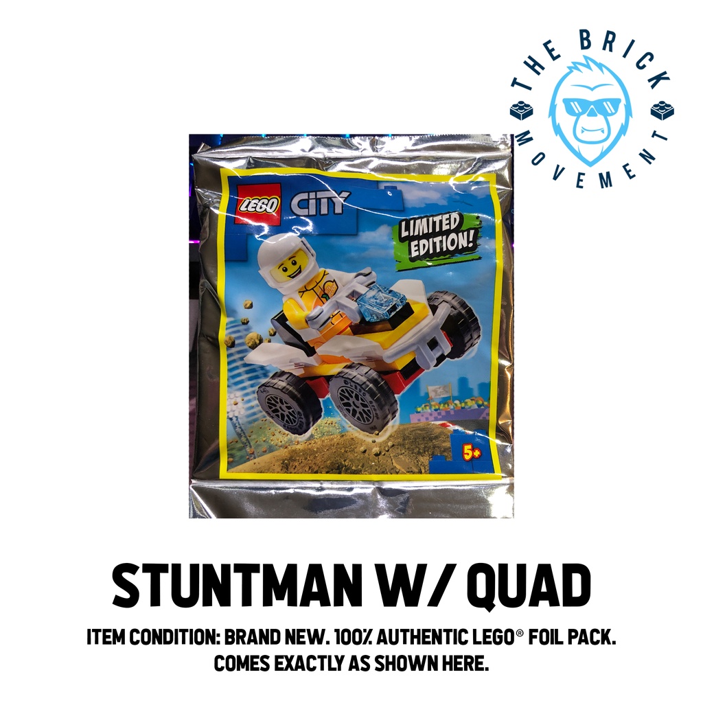 LEGO® CITY Stuntman w/ Quad Foil Pack | Shopee Philippines