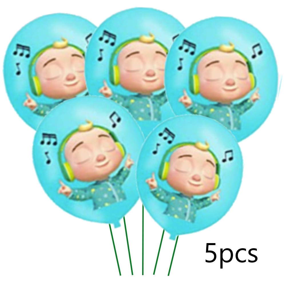 Cocomelon Theme Cartoon Aluminum film Watermelon Balloon JOJO 7 Types ...