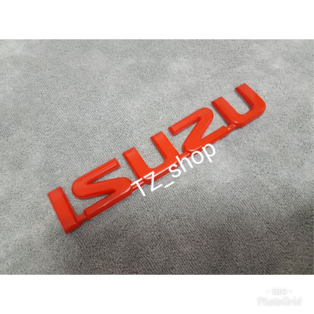 Red isuzu Logo For Rear Trunk | Shopee Philippines