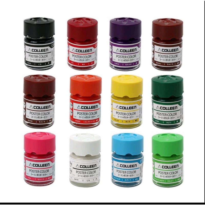Poster color/paint Colleen 12ml (original)(sold per piece/bottle ...