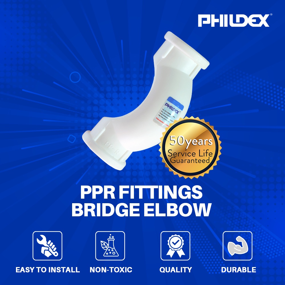 PHILDEX PPR Fittings- Bridge Elbow | Shopee Philippines