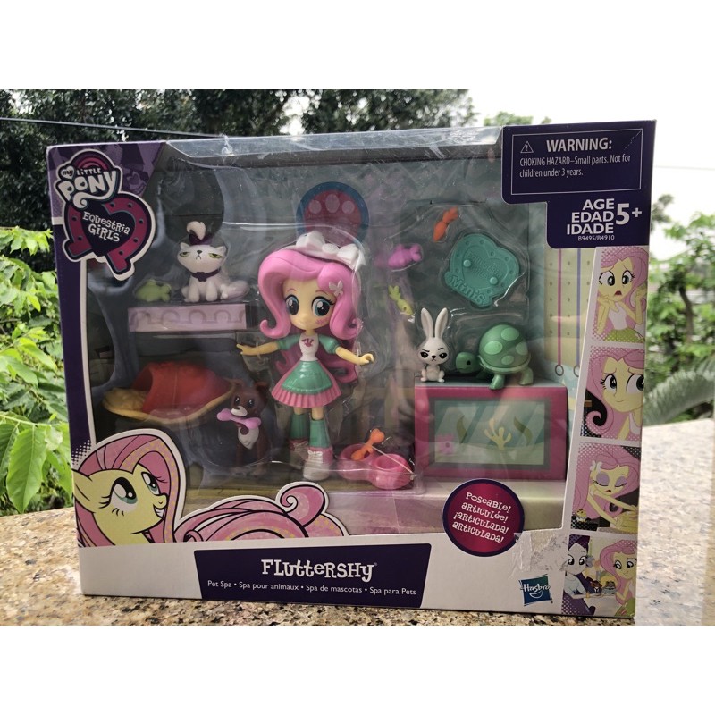 My Little Pony Equestria Girls Fluttershy Pet Spa Set | Shopee Philippines