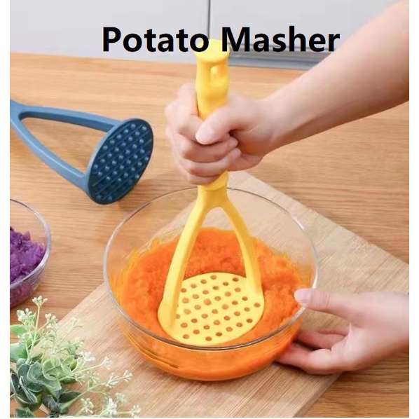 CLY Plastic Potato Masher Non-Stick Smooth Press Fruit Vegetable ...