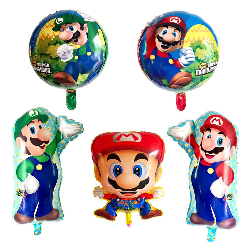 Bully Super Mario Balloon Super Mario Balloon Baby Birthday Party ...