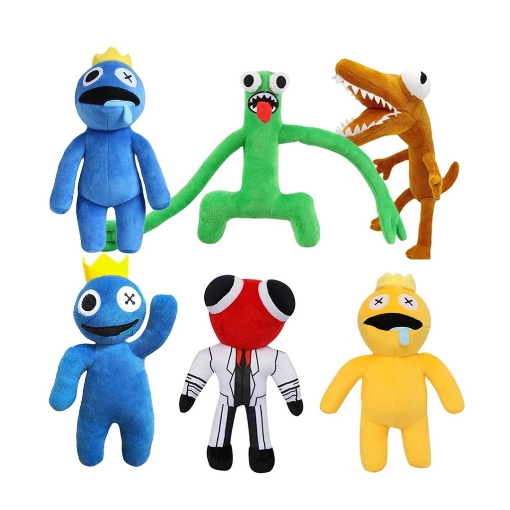 15CM Roblox Rainbow Friends Plush Toys Blue Green Yellow Red Orange ...