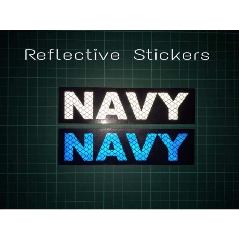 Navy Reflective Stickers (3m Brand) | Shopee Philippines