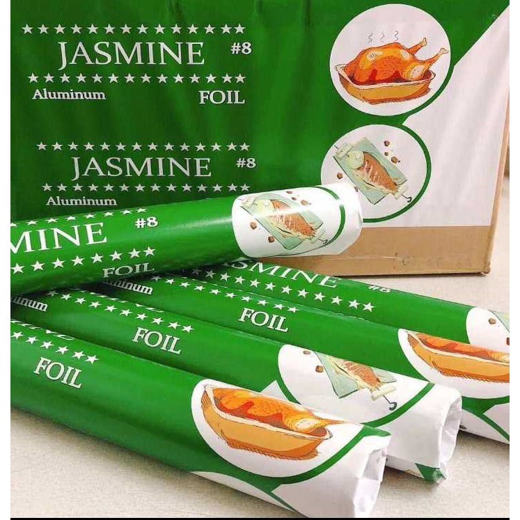 JASMINE Wrap Food Grade Foil Wrapper Sheet Roll / Aluminum Foil (per 5 ...