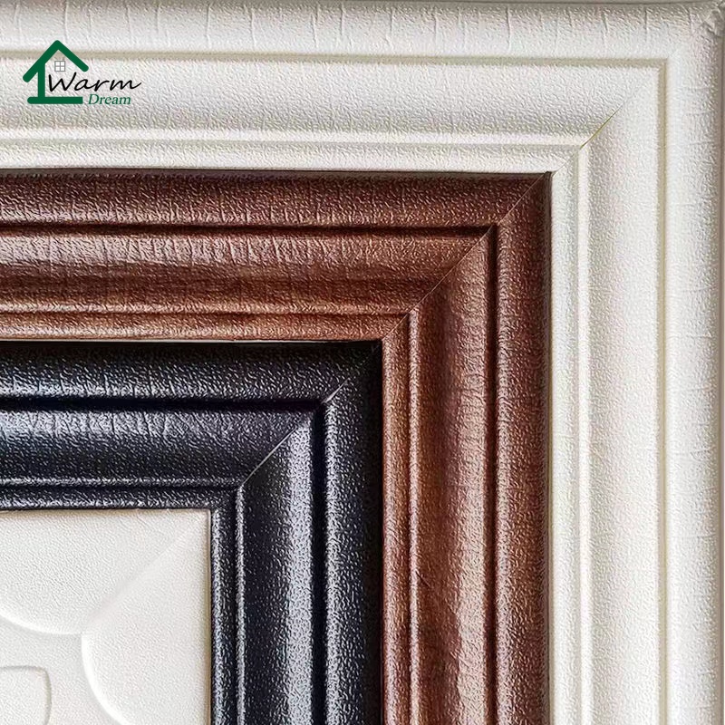 2.3m×10cm 3D Wallpaper Border Wall Sticker Wall Trim Line Waterproof PE ...