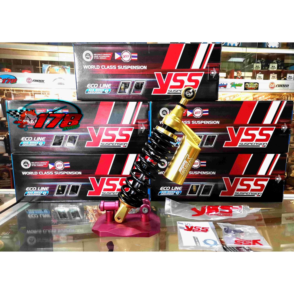 YSS gold edition shock mio/click/beat/300mm/330mm | Shopee Philippines