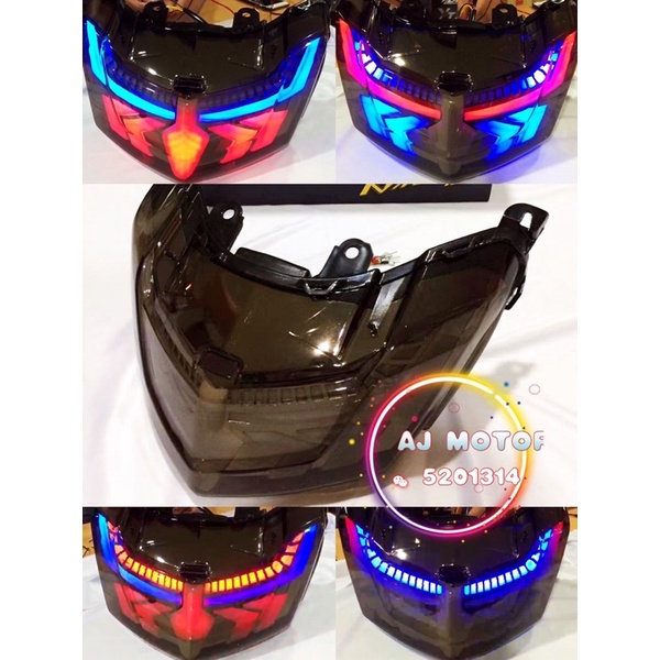 YAMAHA NMAX155 V1 TAIL LAMP LED WITH SIGNAL LIGHT NMAX 155 LAMPU BRAKE ...