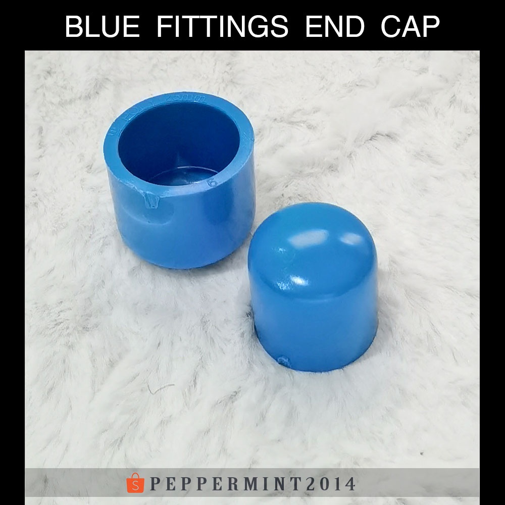 Poly Blue End Cap Waterline Fittings Live Connection Potable Fitting ...