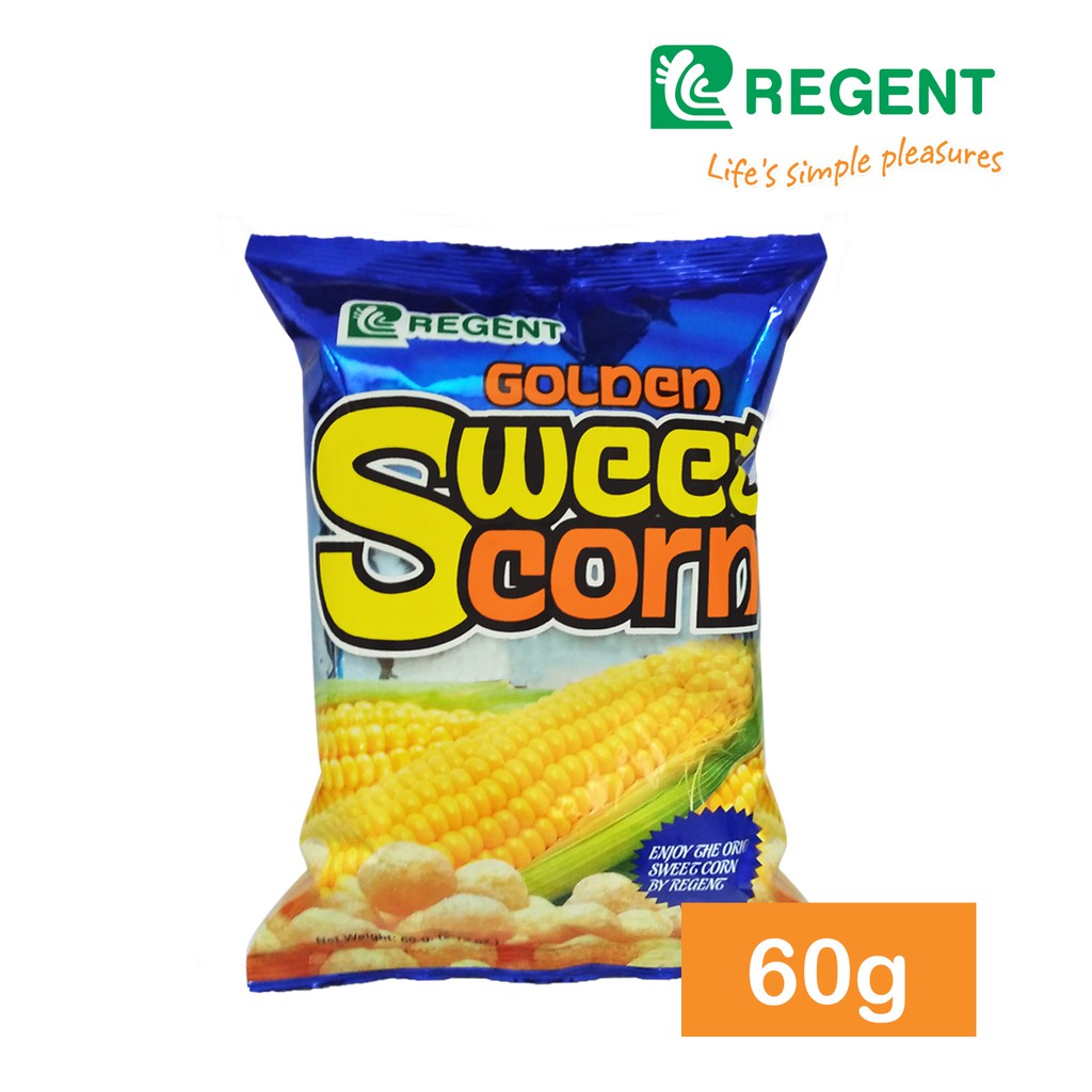 Regent Foods Golden Sweet Corn 60g (Sweet Corn Flavored) | Shopee ...