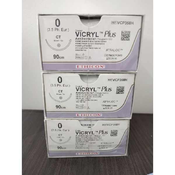 VICRYL Suture ( 0-CT) & (1-CT ) round sold per piece.( ETHICON ...