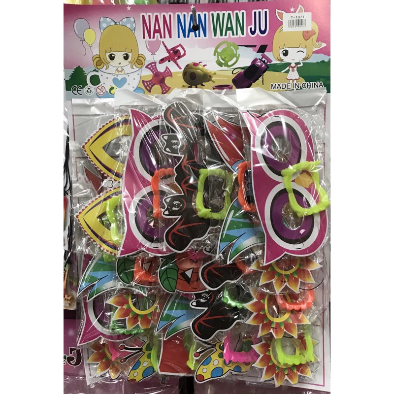 [Wholesale] 20Set Pangil with Paper Maskala for kids#Halloween party ...