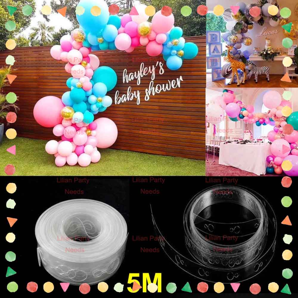 𝐋𝐢𝐥𝐢𝐚𝐧 𝐏𝐚𝐫𝐭𝐲 𝐍𝐞𝐞𝐝𝐬 1PC 5 meters balloon chain(balloon chain only ...