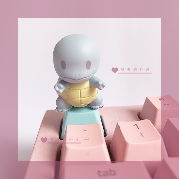 Pokémon Pikachu Duck Mechanical Keyboard Customized diy Cartoon Keycap ...