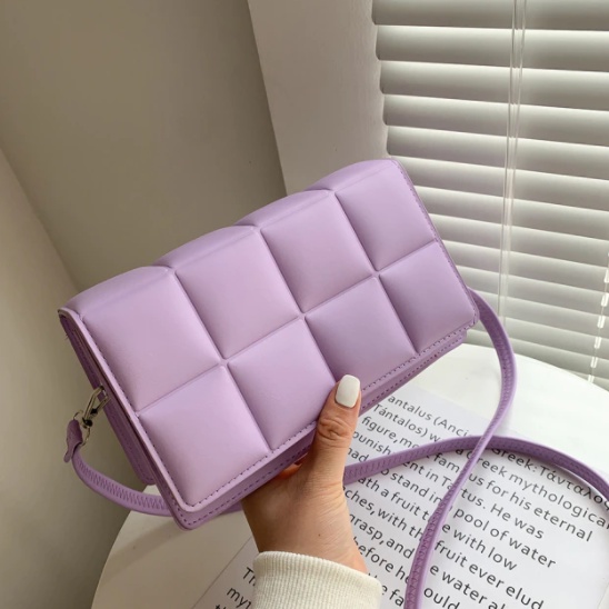 Korean Fashion Shoulder Sling Square Stripes Bag #2897 | Shopee Philippines