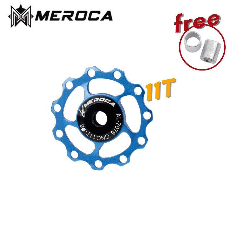MEROCA Bike 12T/14T Ceramic Rear Derailleur Pulley Guide MTB Road Bike ...