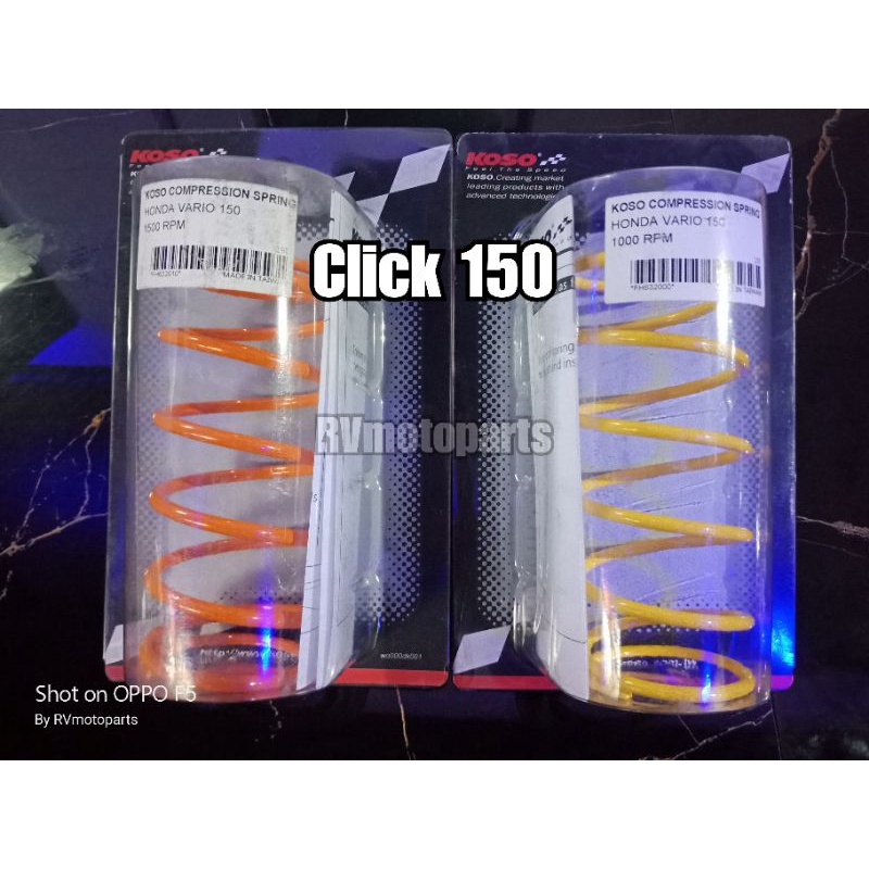 KOSO center spring For honda click 150 (1k &1500 Rpm) | Shopee Philippines