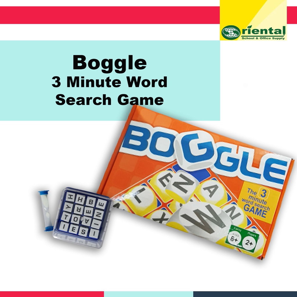 Boggle 3 Minute Word Search Game / Fun Family Game Activity | Shopee ...