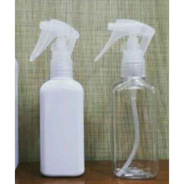 Plastic Rectangular 100ml Triggerspray Bottle Empty Container Sprayer ...