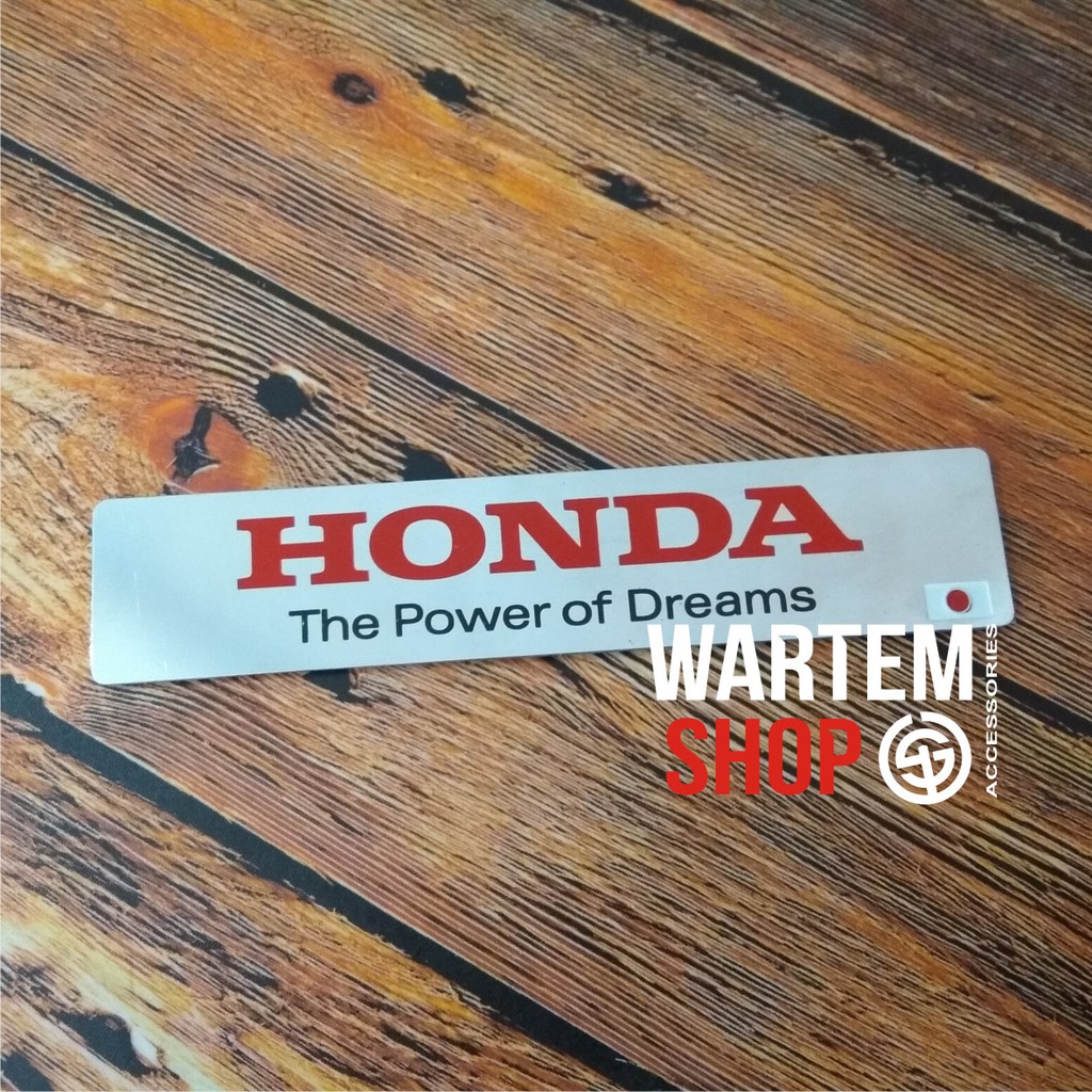 HONDA JPN STAINLESS LONG CAR EMBLEM | Shopee Philippines