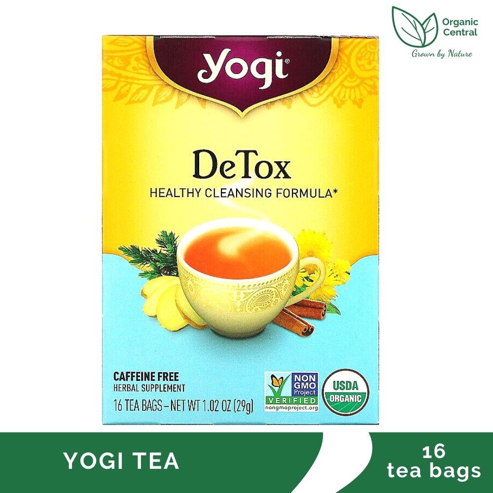 Yogi Tea Detox Caffeine Free 16 Tea Bags | Shopee Philippines