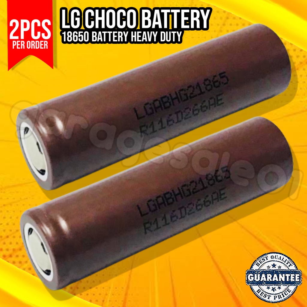 COD 2PCS LG Choco 18650 3.7V (PROMO SALE) | Shopee Philippines