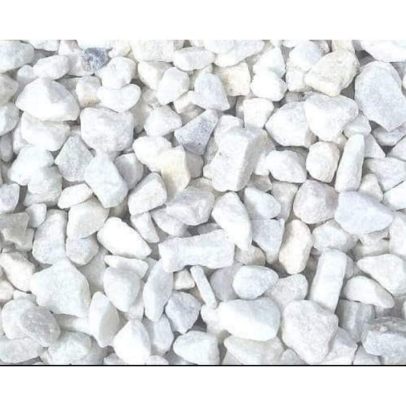 WHITE STONE FOR GARDEN DECORATION SOLD PER PACK | Shopee Philippines