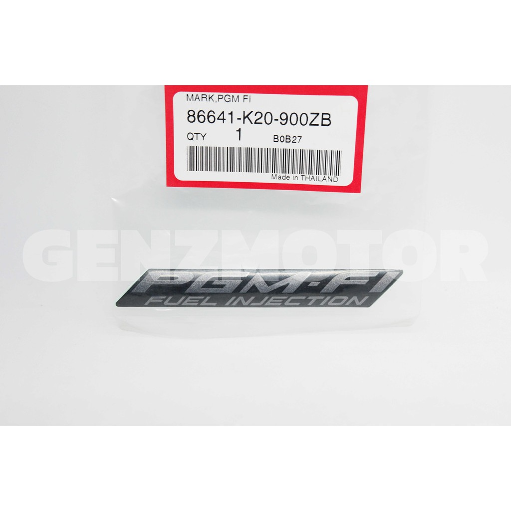 Sticker Mark PGM-FI 100 mm. Authentic Center (Code 86831 86641 87112) ️ ...